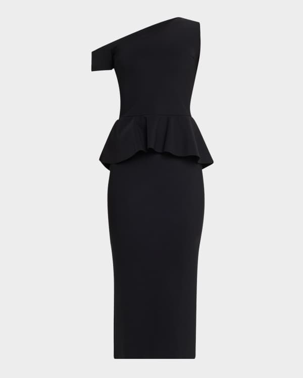 Chiara Boni La Petite Robe Surplice Bodycon Peplum Midi Dress | Neiman ...