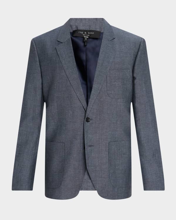 Helmut Lang Men's Classic Linen-Blend Blazer | Neiman Marcus