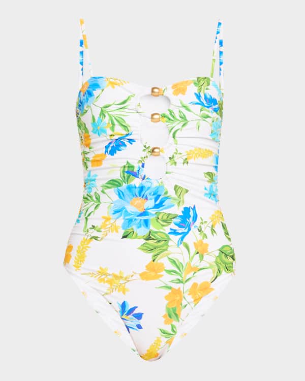 Farm Rio Banana Taste One-Piece Swimsuit | Neiman Marcus