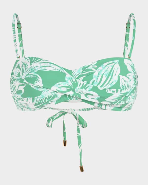 Sea Level Swim Juniper Twist Front Multifit Bikini Top | Neiman Marcus