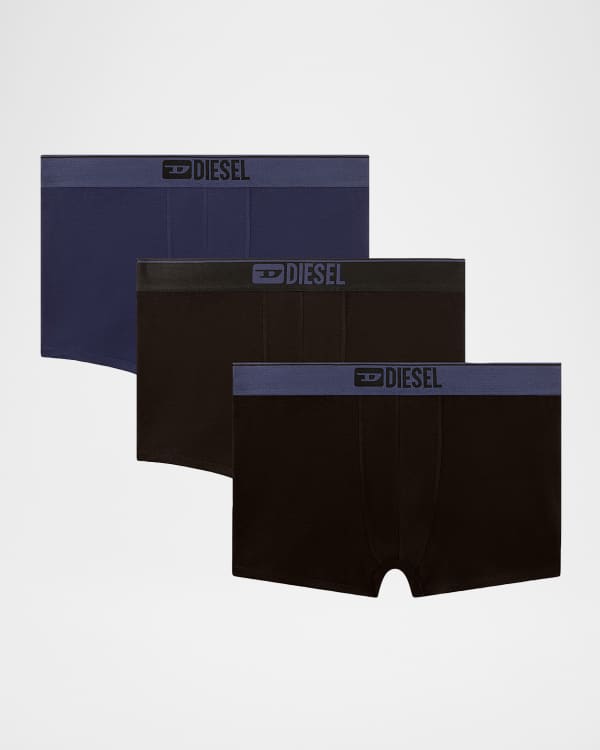 Diesel Men's Damien Multi-Graphic 3-Pack Boxer Briefs | Neiman Marcus