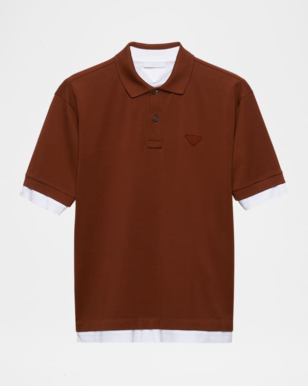 Givenchy Men's Embroidered Polo Shirt | Neiman Marcus