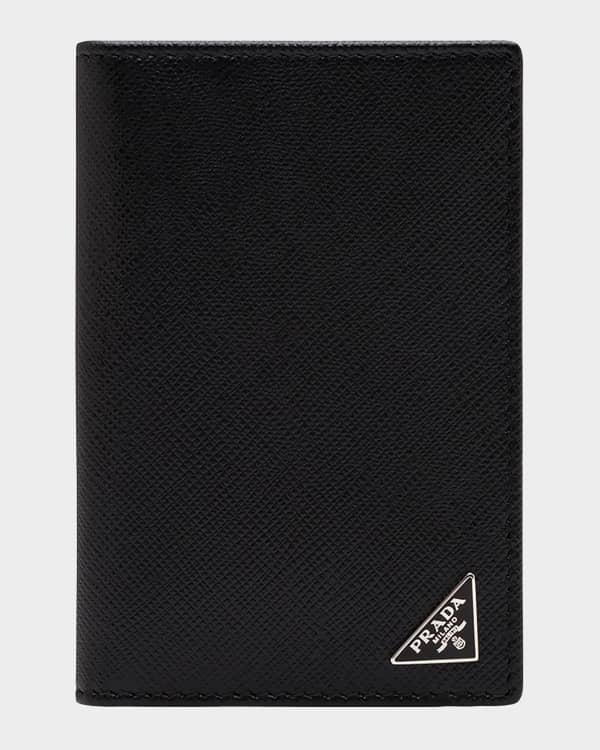 Amiri Men's Logo Leather Card Holder | Neiman Marcus