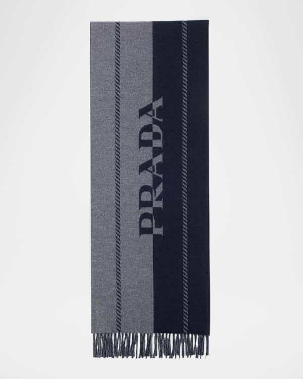 CASABLANCA Men's Airways-Logo Square Silk Scarf | Neiman Marcus