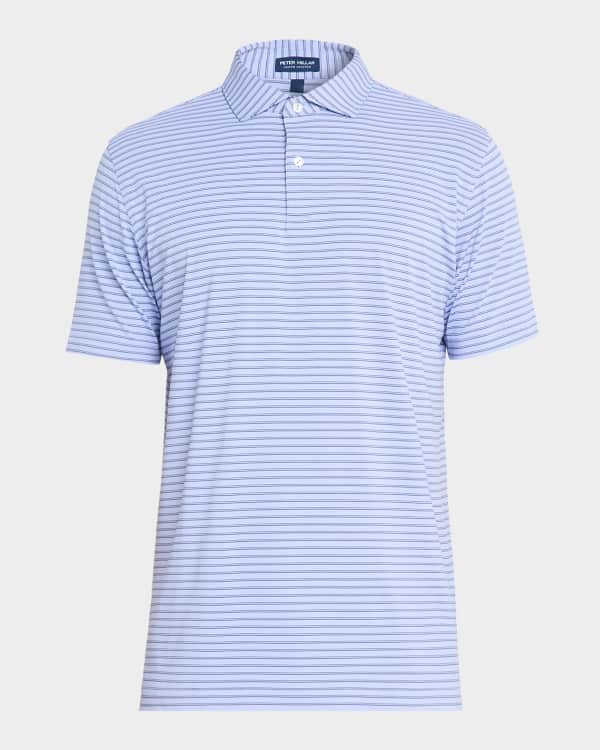 Peter Millar Men's Maze Performance Jersey Polo Shirt | Neiman Marcus