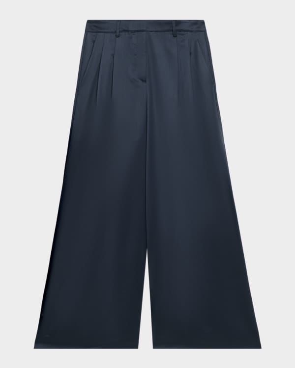 Joseph Thurlow High-Rise Wide-Leg Trousers | Neiman Marcus