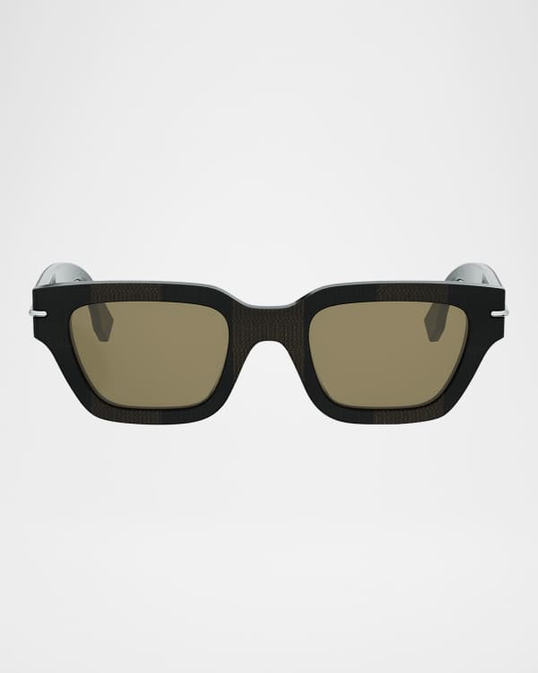 Off-White Men's Seattle Acetate Rectangle Sunglasses | Neiman Marcus