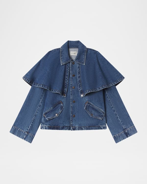 denim jacket frill