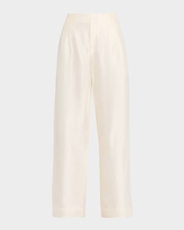 STAUD Caleb Wide-Leg Pants | Neiman Marcus