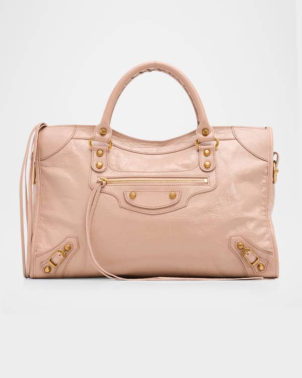 Balenciaga Le City Medium Leather Top-Handle Bag | Neiman Marcus