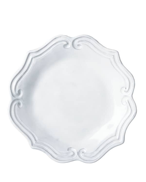Vietri Foglia Stone White Salad Plate | Neiman Marcus
