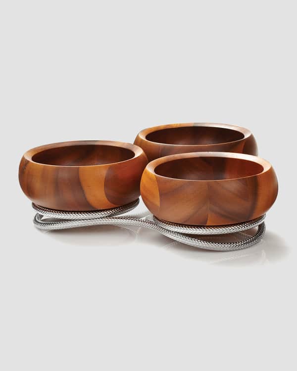 Nambe Bella Triple Condiment Server | Neiman Marcus