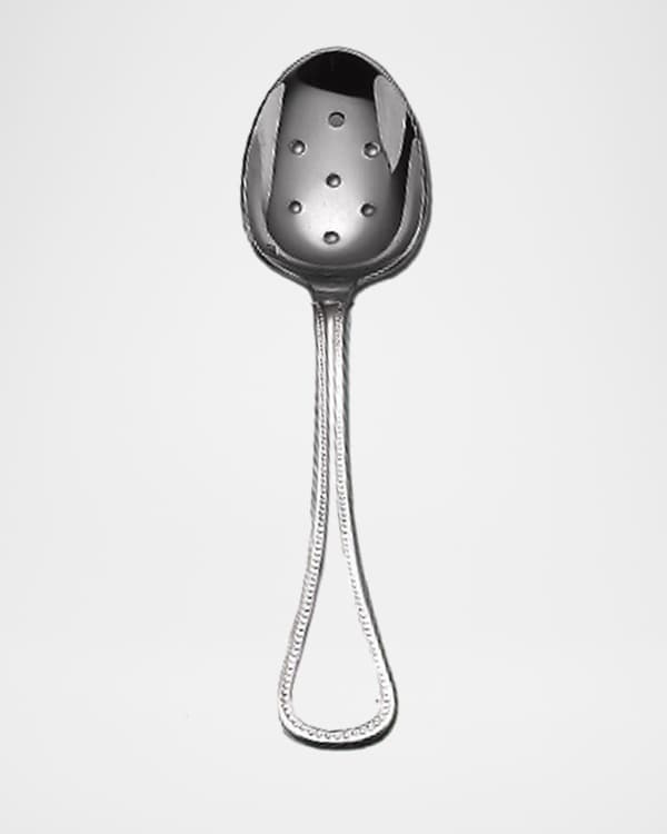 Juliska Berry & Thread Bright Satin Pierced Serving Spoon | Neiman Marcus