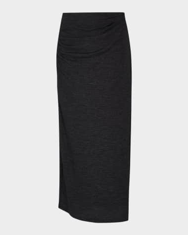 long black pencil skirts for women