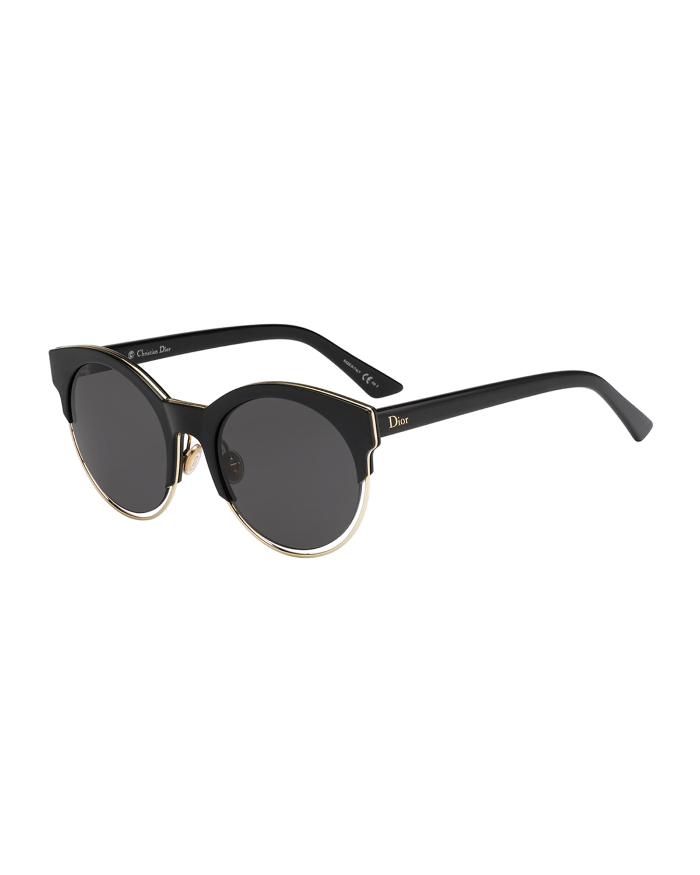 Dior Sideral 1 Cat-Eye Sunglasses, Havana/Rose | Neiman Marcus