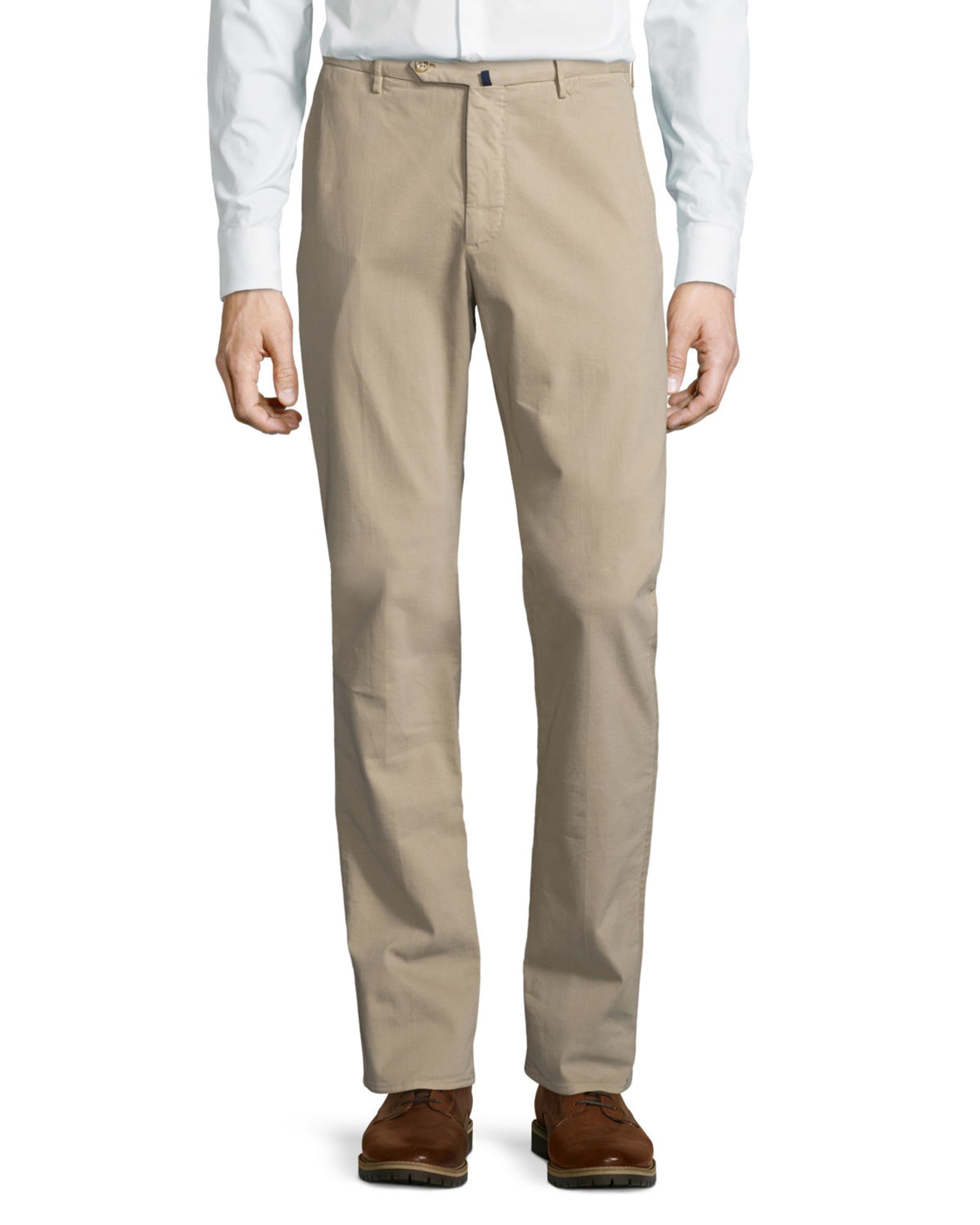 Incotex Benn Standard-Fit Stretch Cotton Pants | Neiman Marcus