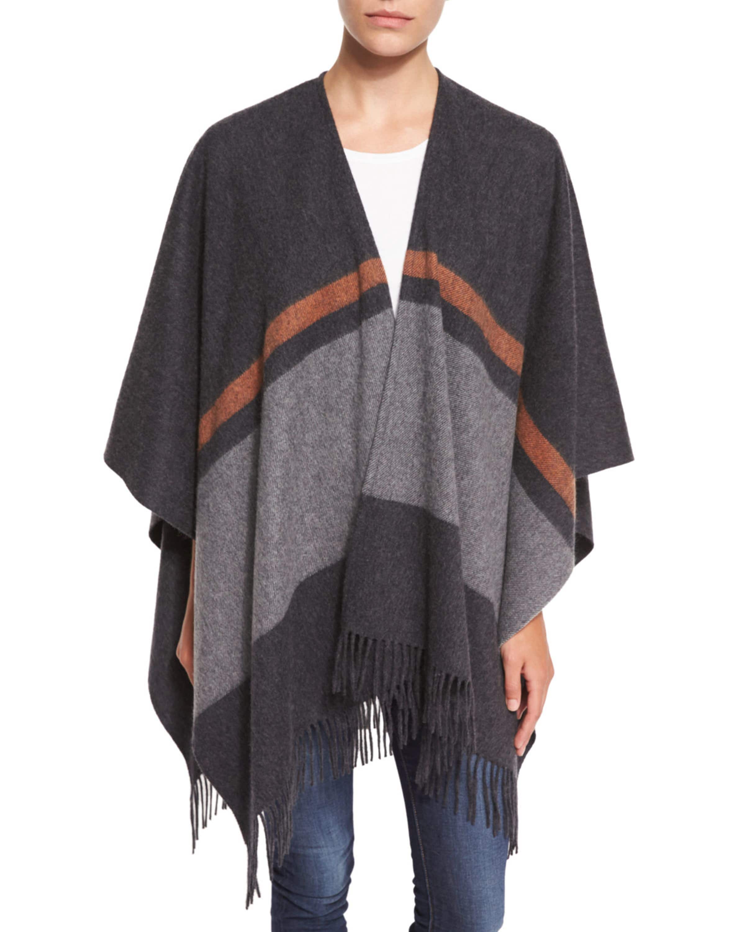 Rag & Bone Varsity Stripe Wool Felt Wrap | Neiman Marcus