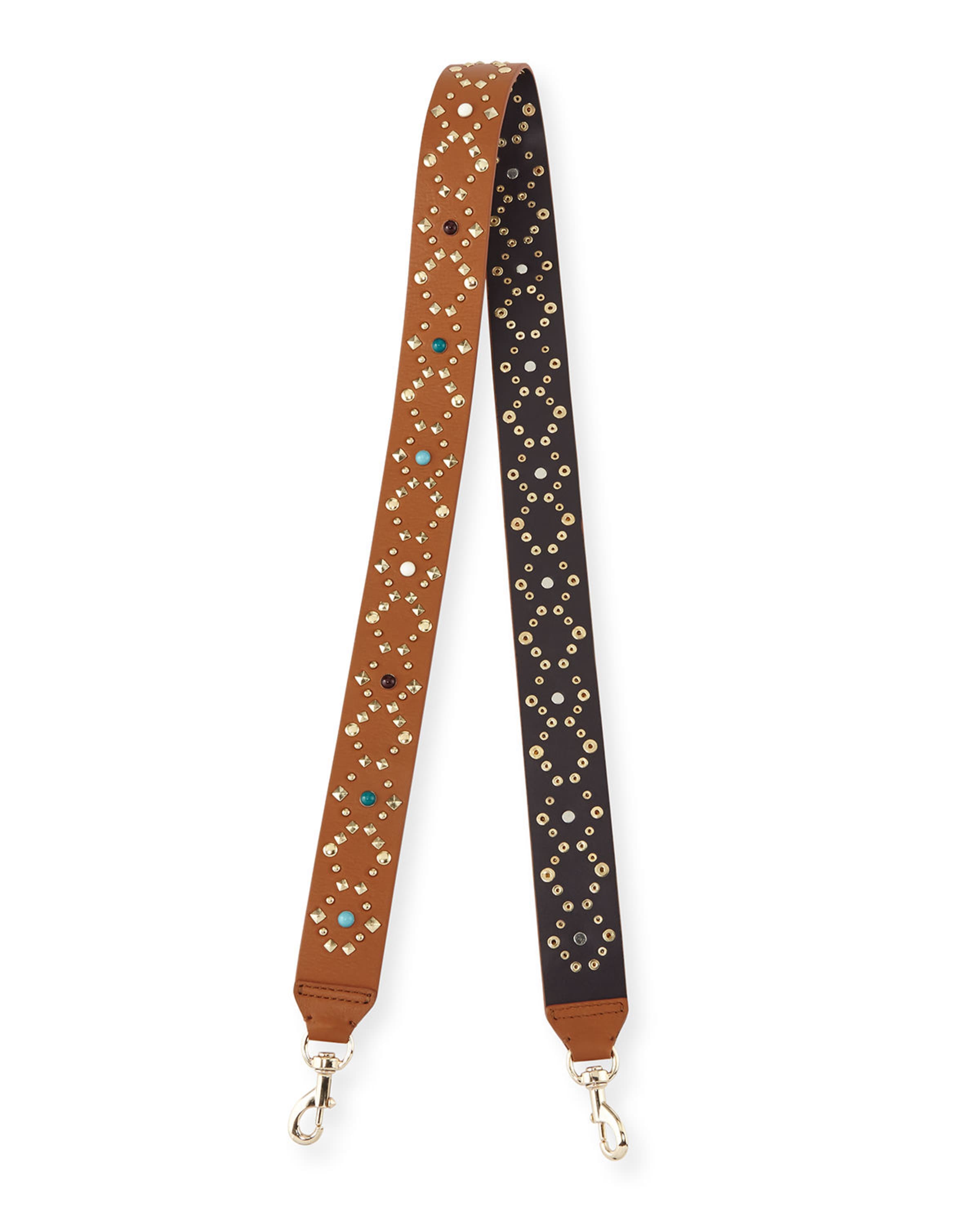 Rebecca Minkoff Multi-Stud Guitar Strap for Handbag | Neiman Marcus
