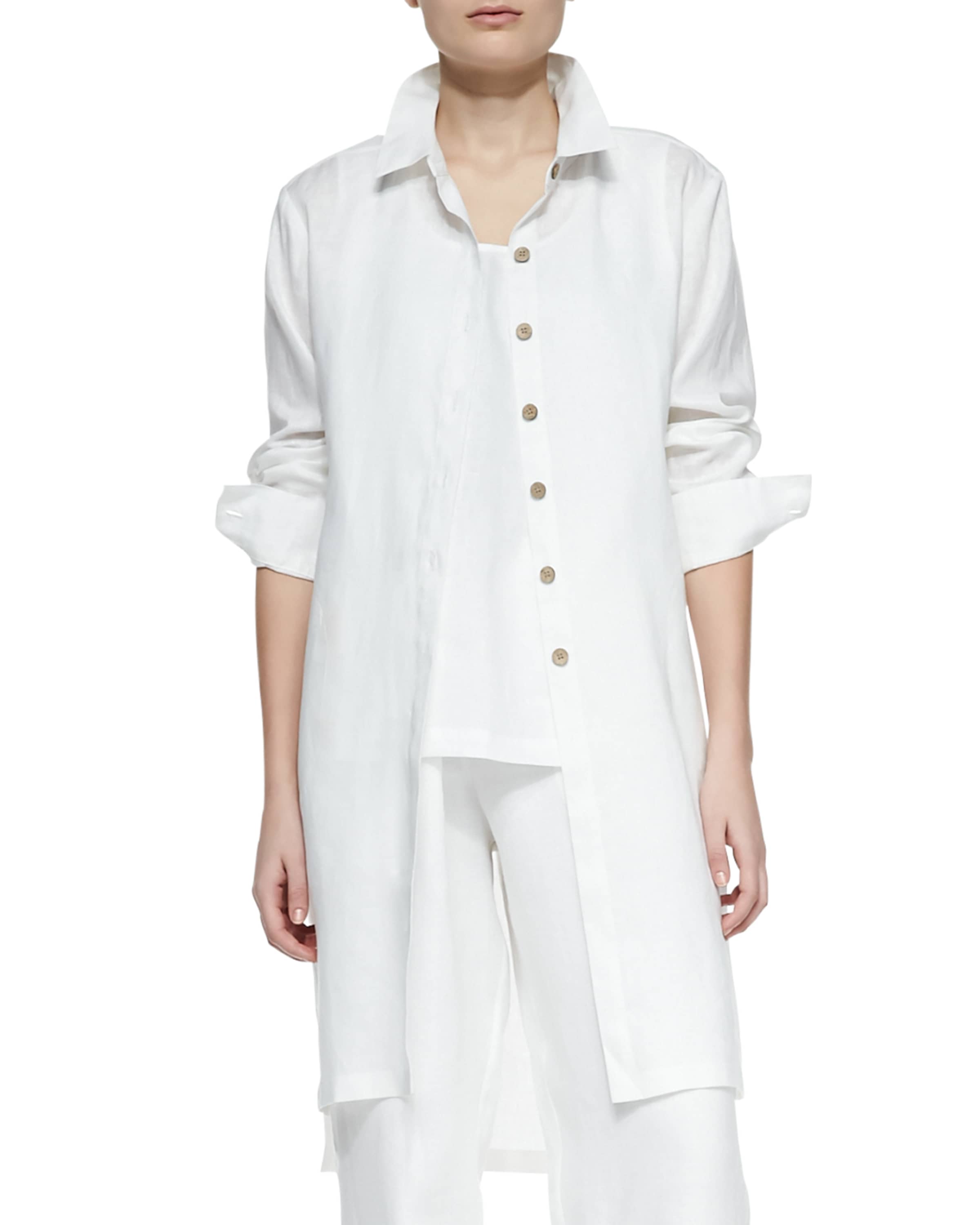 Go Silk Long-Sleeve Linen Duster and Matching Items & Matching Items ...