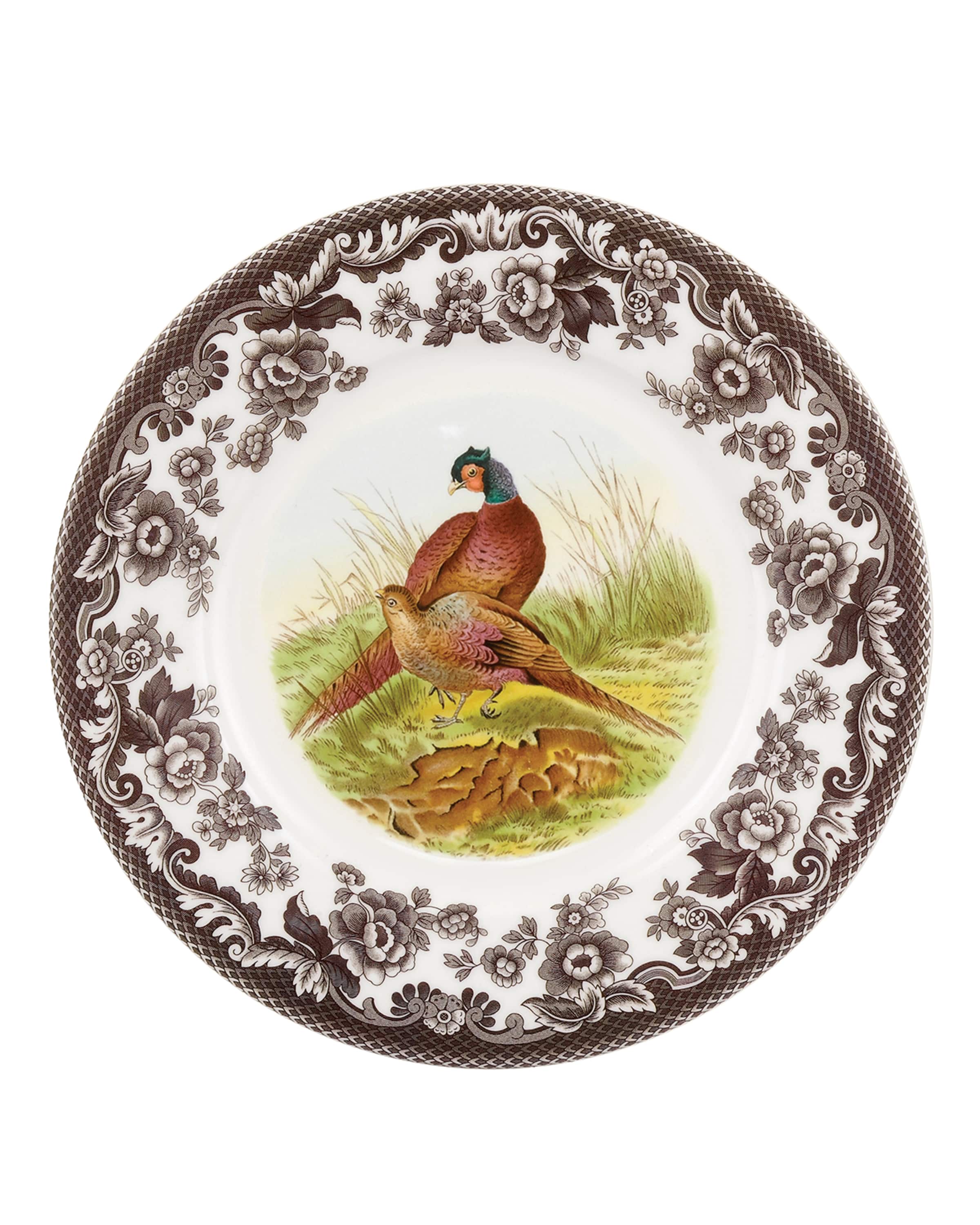 Spode Woodland Pheasant Luncheon Plate