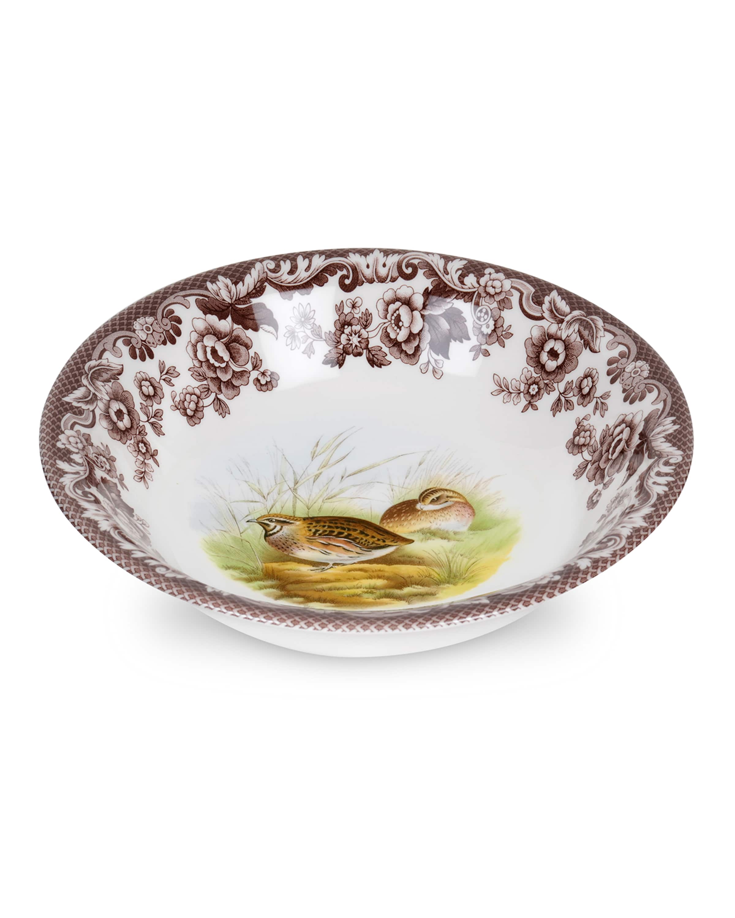 Spode Woodland Quail Ascot Cereal Bowl