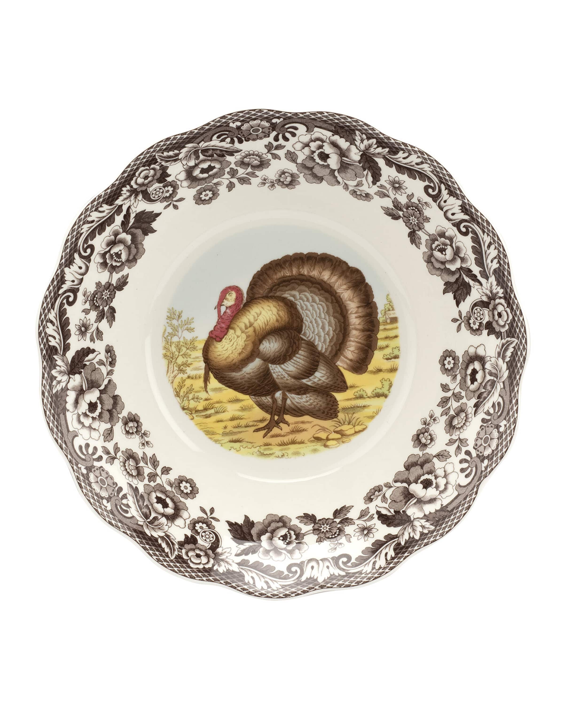 Spode Turkey Daisy Bowl, 10"