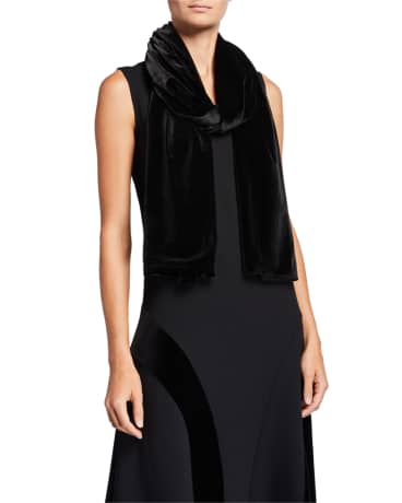 Stretch Velvet Scarf and Matching Items | Neiman Marcus