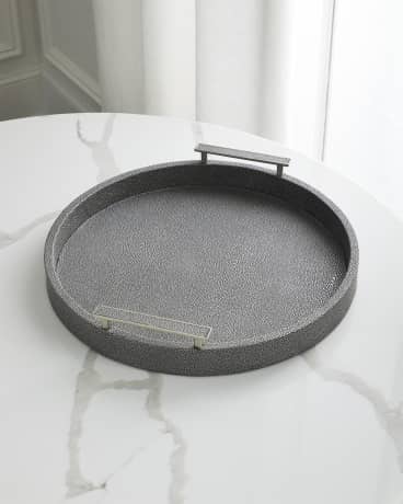 Faux Shagreen Tray Collection | Neiman Marcus