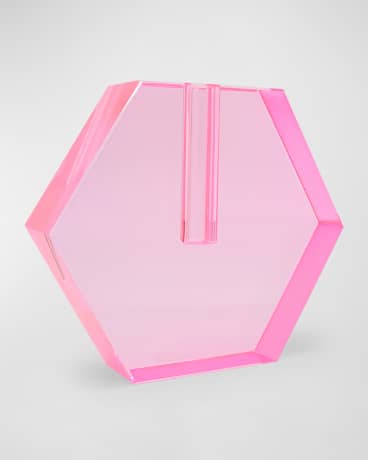 Crystal Flat Hexagon Vase Collection | Neiman Marcus