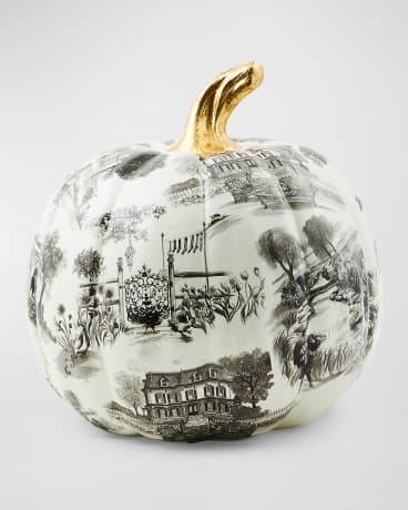 Black Toile Pumpkin Collection | Neiman Marcus