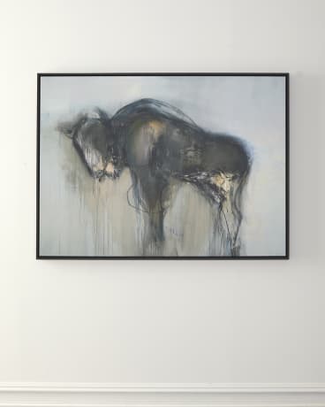 "Blue Buffalo" Wall Art Collection by Sarah Stockstill | Neiman Marcus