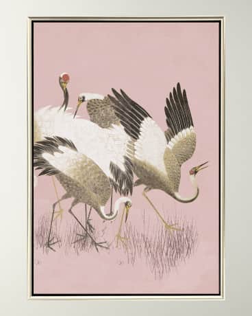 Curious Cranes Wall Art Collection | Neiman Marcus