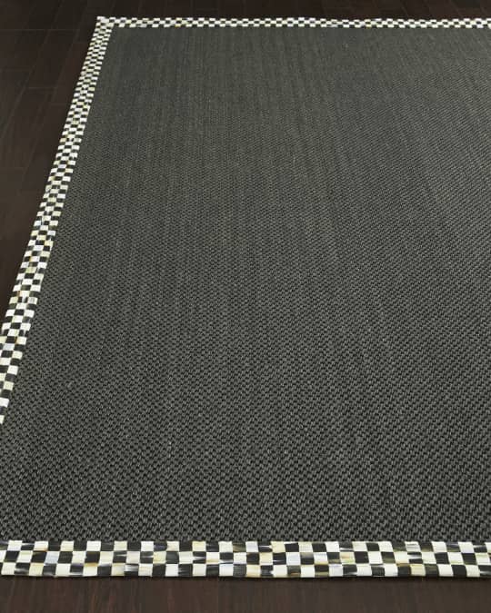 MacKenzie-Childs Courtly Check Sisal Rug, 3' x 5' | Neiman Marcus
