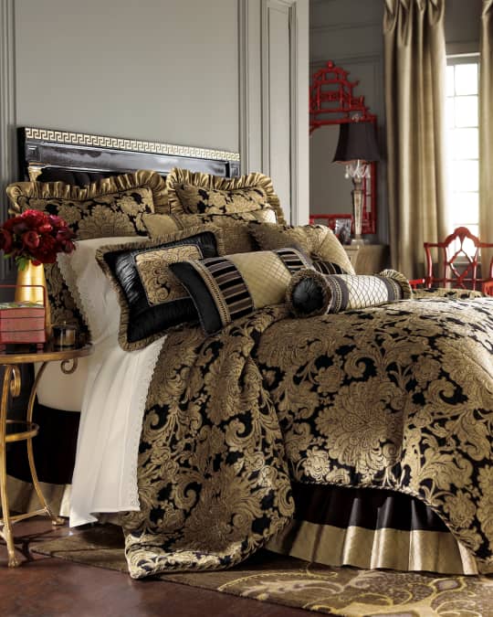 Austin Horn Collection Sienna 18"Sq. Mitered Pillow | Neiman Marcus