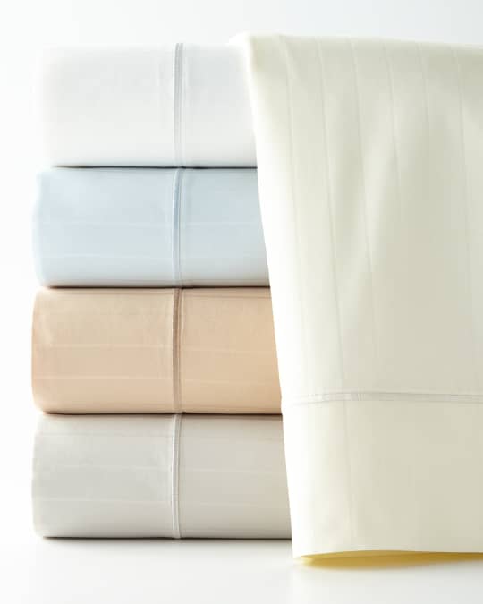 Sferra Marcus Twin Striped Sheet Set | Neiman Marcus