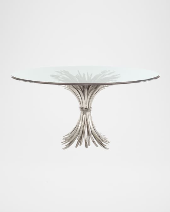 Bernhardt Interiors Gwinn 54" Glass-Top Dining Table | Neiman Marcus