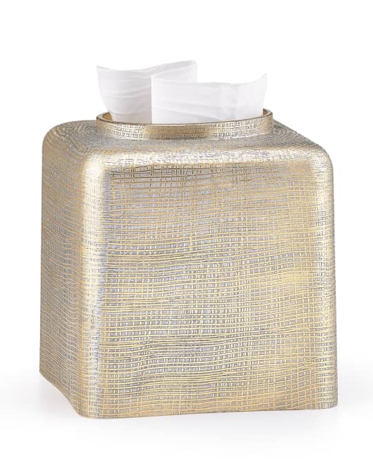 Labrazel Woven Metallic Tissue Cover | Neiman Marcus