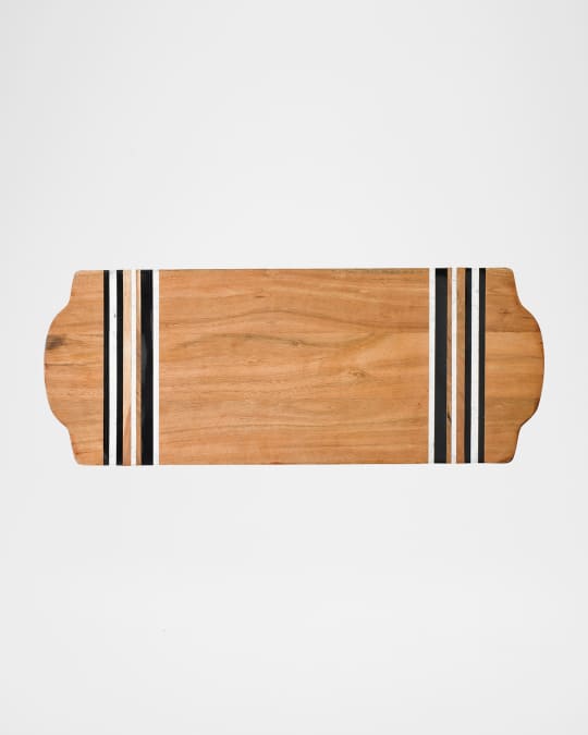 Juliska Stonewood Stripe 24" Serving Board | Neiman Marcus