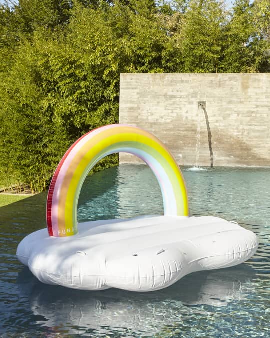 Funboy Rainbow Cloud Daybed Pool Float | Neiman Marcus