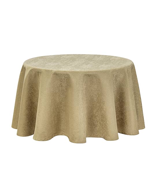 Waterford Moonscape Round Tablecloth, 90"Dia. | Neiman Marcus