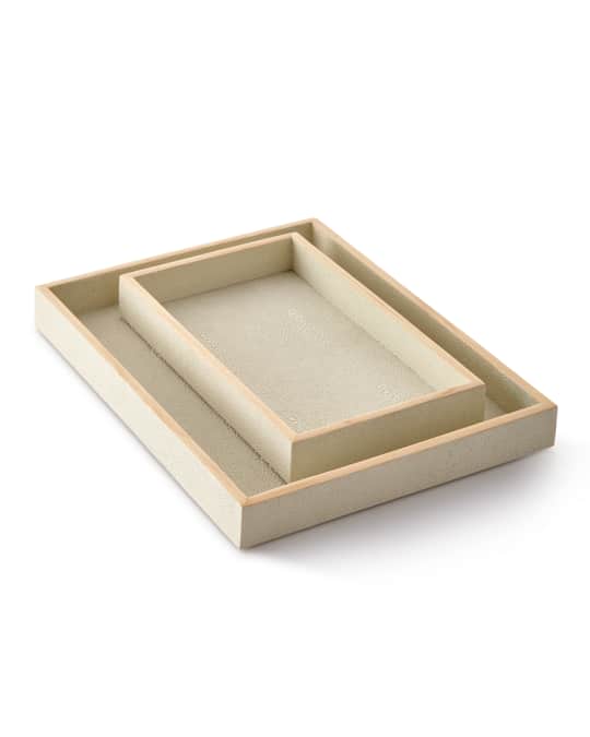 Pigeon and Poodle Manchester Nesting Trays, Set of 2 | Neiman Marcus