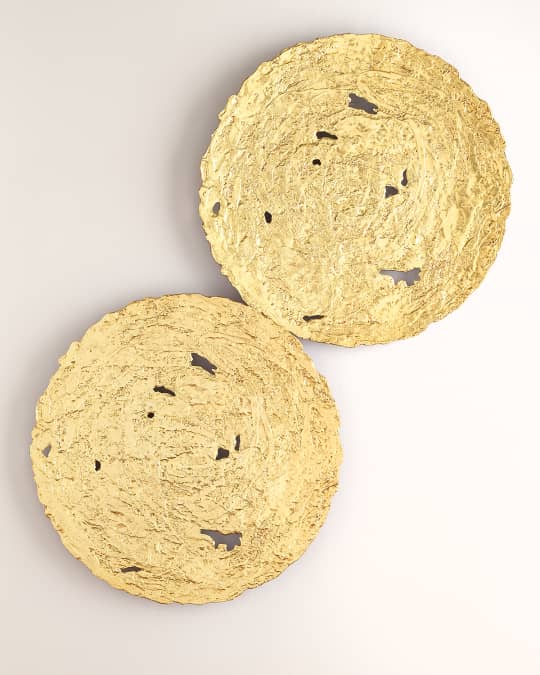 Phillips Collection Medium Gold Circle Wall Decor | Neiman Marcus