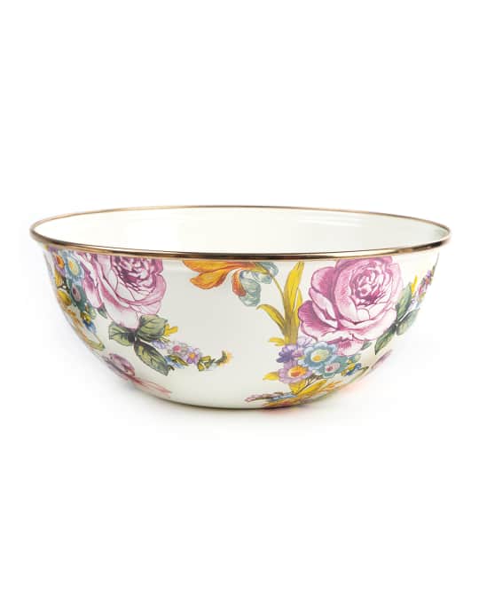 MacKenzie-Childs Flower Market Medium Everyday Bowl | Neiman Marcus