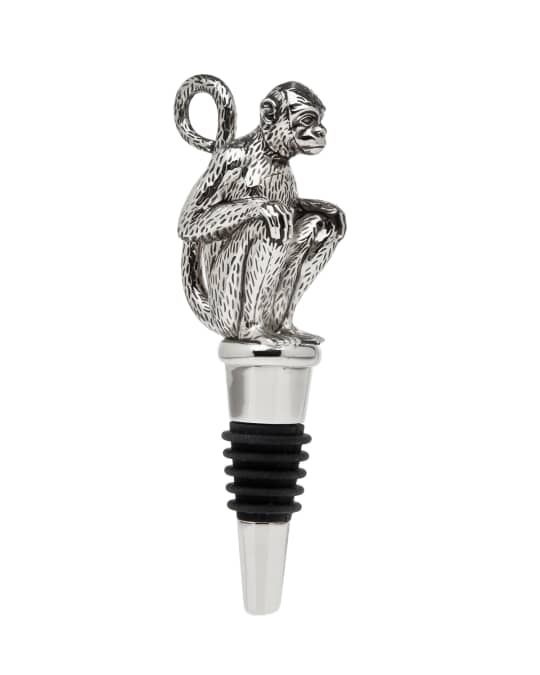 Godinger Monkey Bottle Stopper | Neiman Marcus