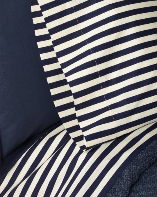 Ralph Lauren Home Camron Striped Queen Flat Sheet | Neiman Marcus