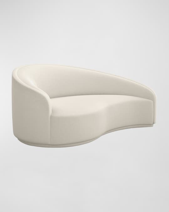 Interlude Home Dana Left Curved Chaise | Neiman Marcus