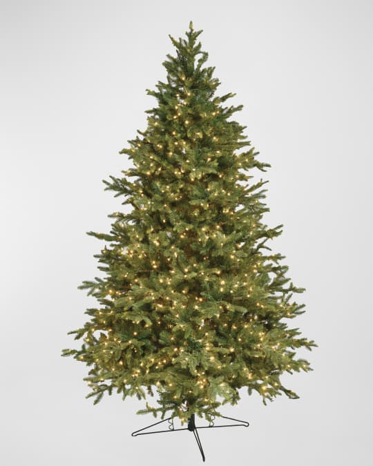 Barcana Alaskan Deluxe Warm White LED Christmas Tree, 10' | Neiman Marcus