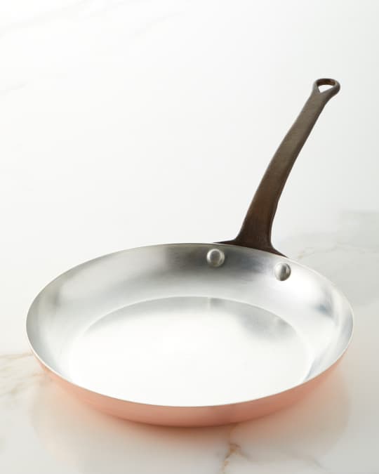 Duparquet Copper Cookware Solid Copper Silver-Lined Fry Pan | Neiman Marcus