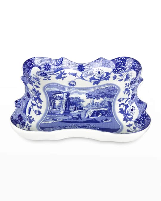 Spode Blue Italian Devonia Tray | Neiman Marcus