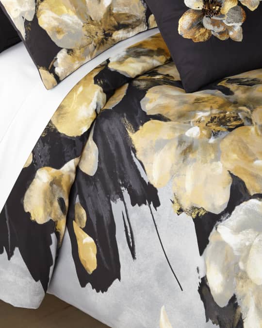 Natori Casa Noir Mini Full/Queen Comforter Set | Neiman Marcus